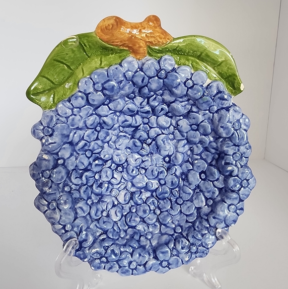 Hollywood Regency | Accents | Rare Hollywood Regency Blue Hydrangea ...